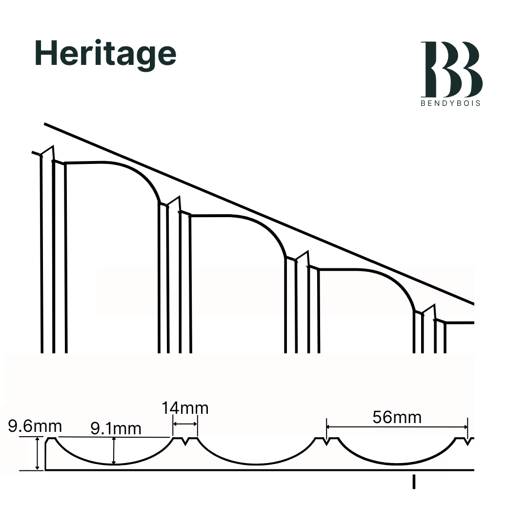 Heritage - Flexible VJ MDF Panels