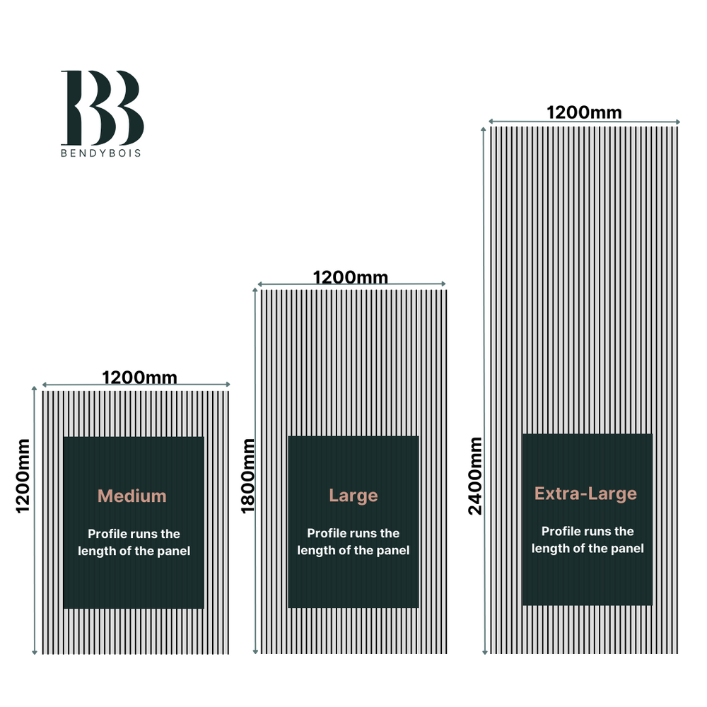 Half Round - Flexible MDF Panels