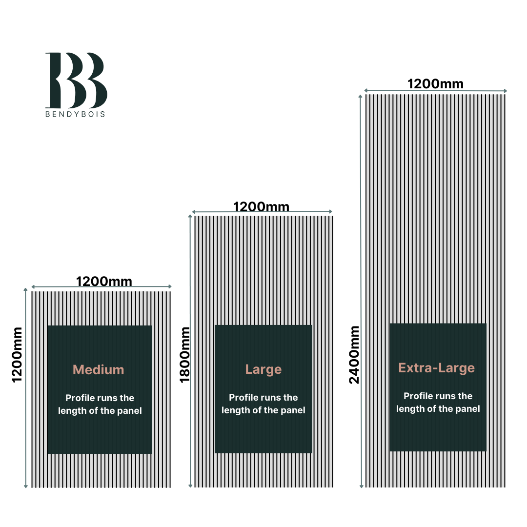 Half Round - Flexible MDF Panels