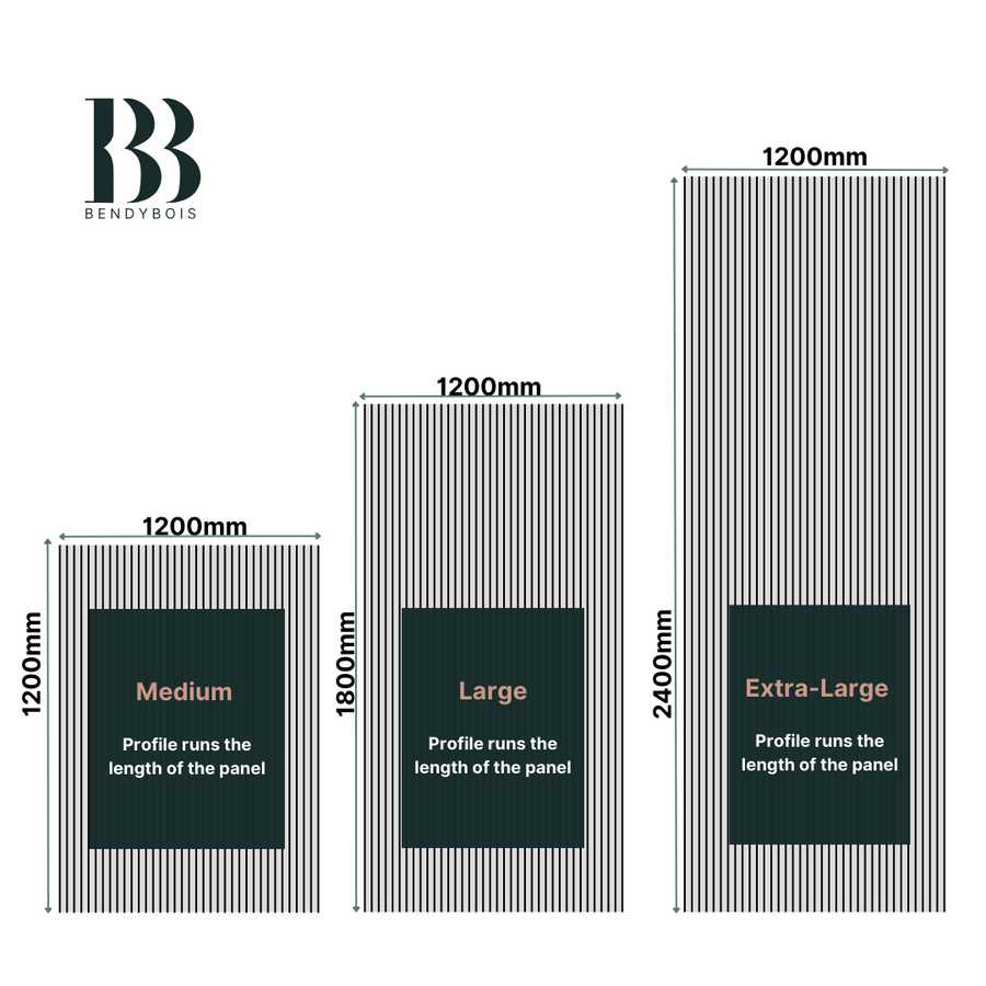 Half Round - Flexible MDF Panels