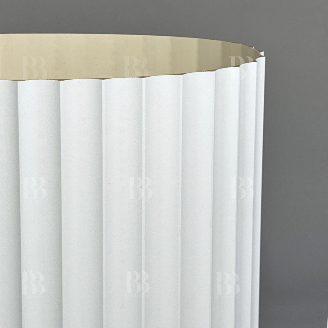 BendyWood Scallop 50 Primed - Wall Panel